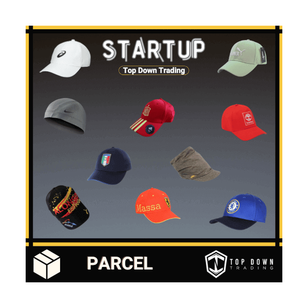 Wholesale Sports & Football Caps | Branded Joblot | 125 Items
