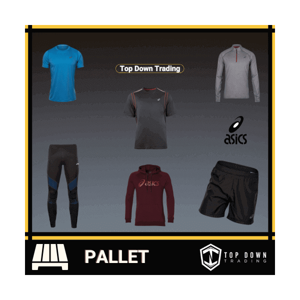 Asics Wholesale Clothing Pallet | 600 Items | Liquidation Stock