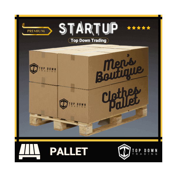 Liquidation Pallet | Men’s Boutique Clothing | Business Startup
