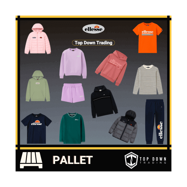 Kids Ellesse Wholesale Clothing Pallet | Designer Sportswear