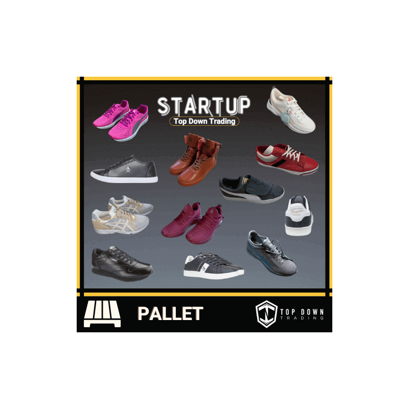 UK Business Startup Pallet & Branded Wholesale Trainers Stock
